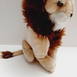 Ganz Bros | Toys | Vintage Ganzbros Lion Wild Cat Cream Brown Plush ...